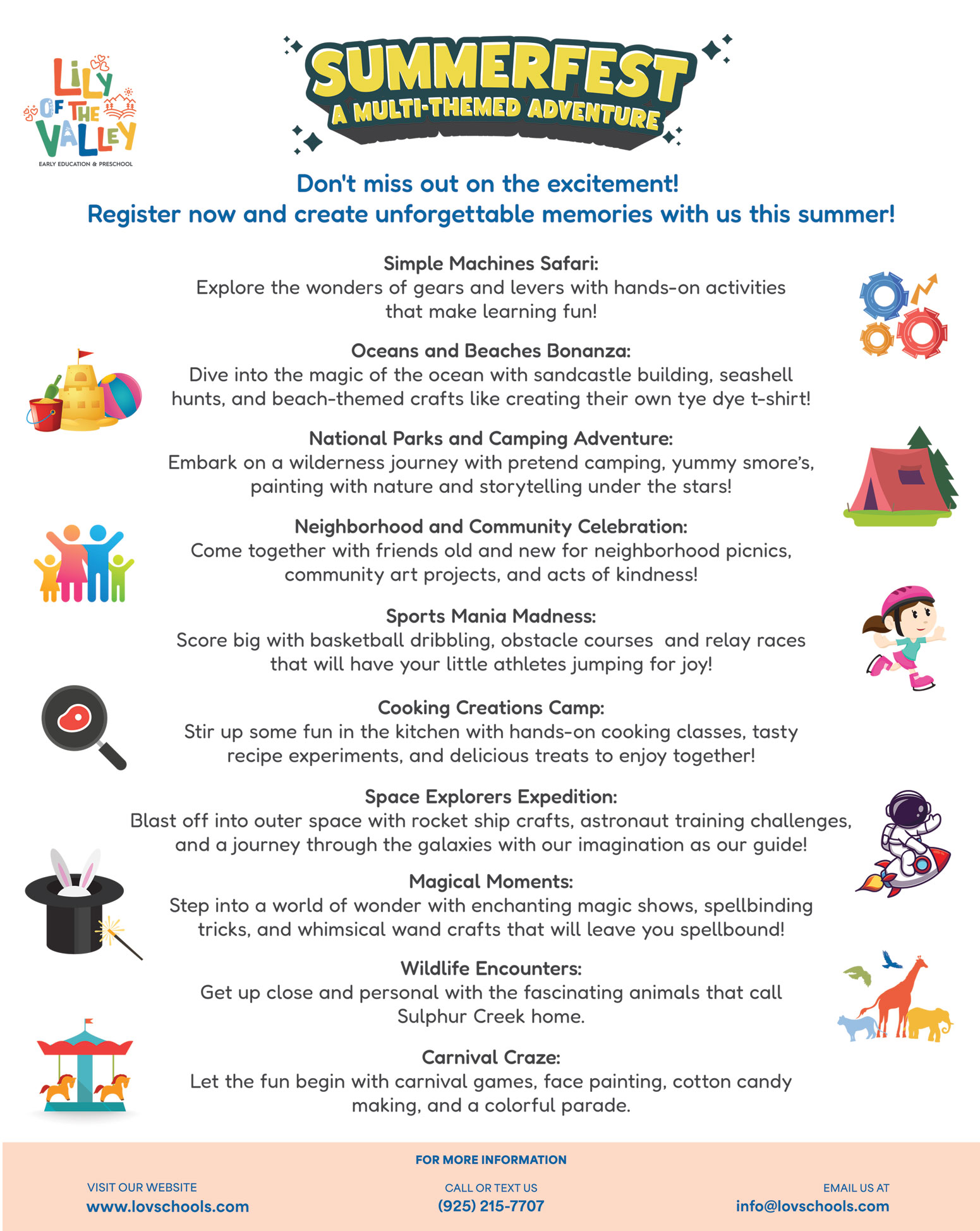 Summer Program - Lily of The Valley Schools (LOVS), Livermore, CA